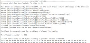Detecting Memory Leaks in Delphi applications using FastMM 4 | Atozed Software