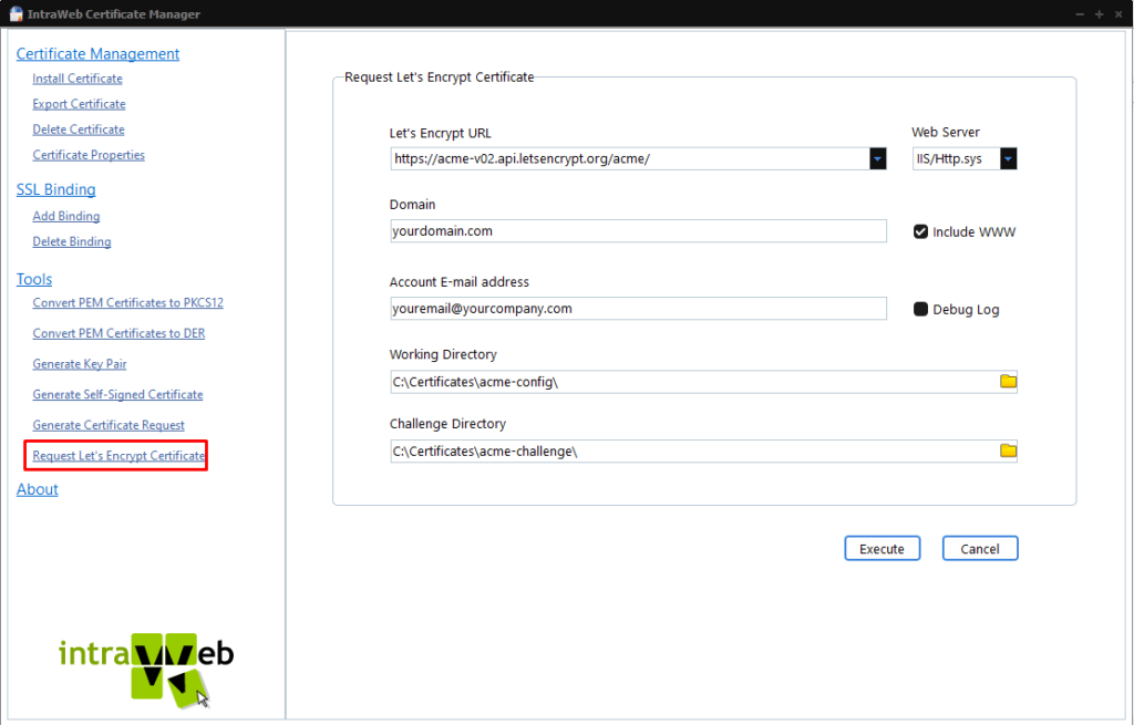 Creating and Installing a certificate for your IntraWeb Http.sys applications – Atozed Software